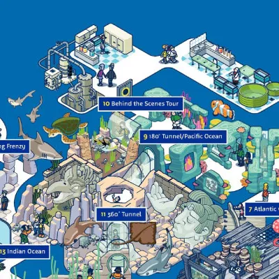 Aquarium Map | SEA LIFE Orlando Aquarium