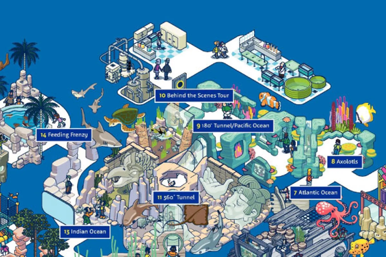 Aquarium Map | SEA LIFE Orlando Aquarium