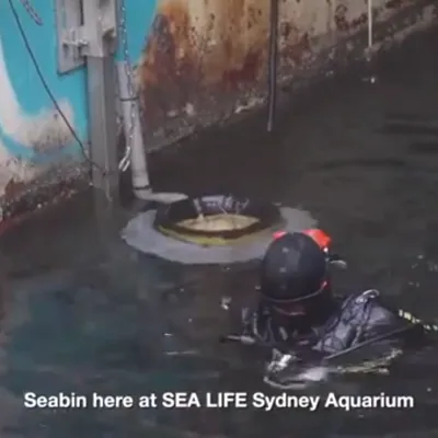 Seabin installed at SEA LIFE Sydney